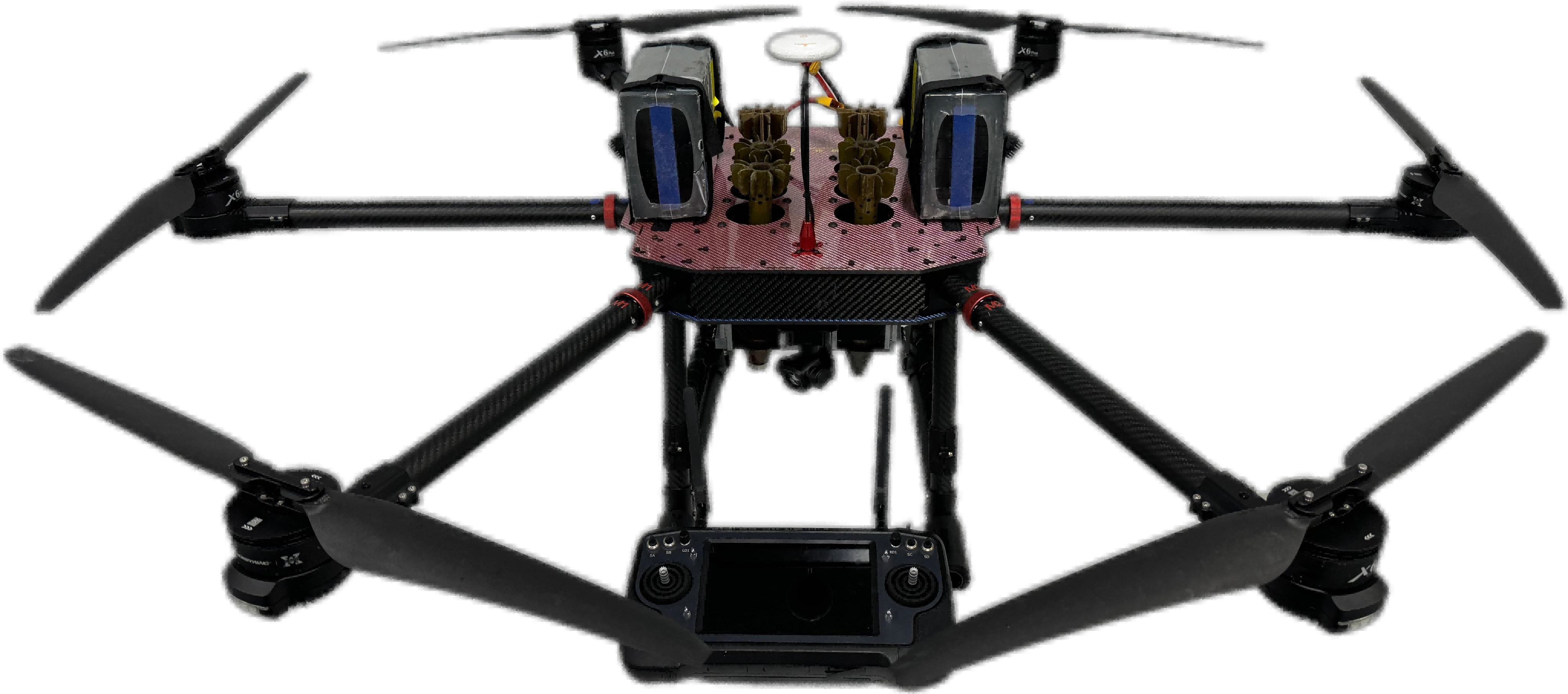 Jettison Drones Multi Rotor Uav tiêu chuẩn tích hợp với 24 inch gấp chèo